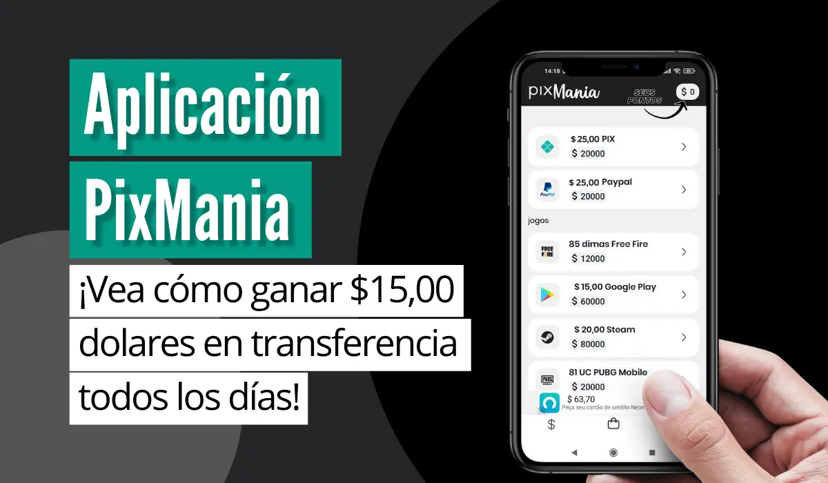 Aplicación PixMania: ¡ cómo ganar dinero por internet todos los días ...